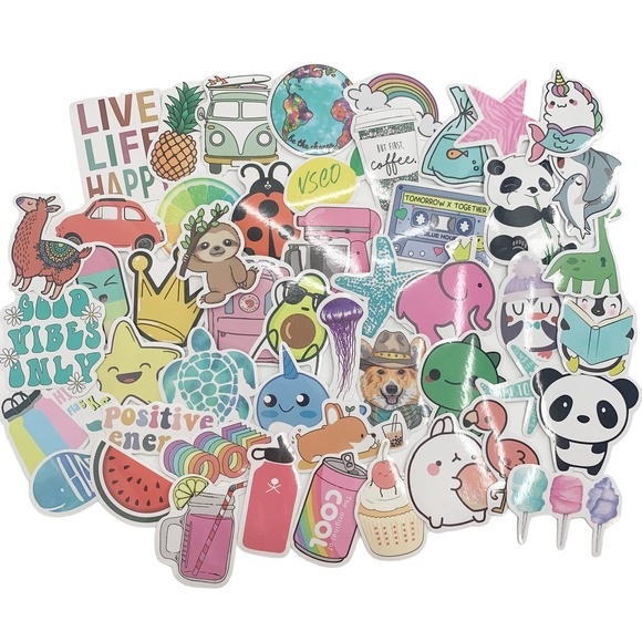 Boutique | Design | Sticker Lot Stickers New Water Bottle 5 Sticker Lot ...